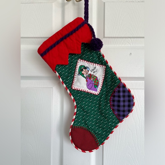 Hallmark | Holiday | Vintage Hallmark Christmas Stocking Shoebox Maxine ...